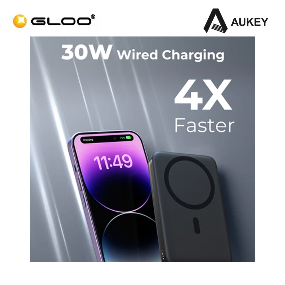 AUKEY-MagLynk-30W-10000mAh-Magnetic-Wireless-Charging-Power-Bank-PB-MS02-BK