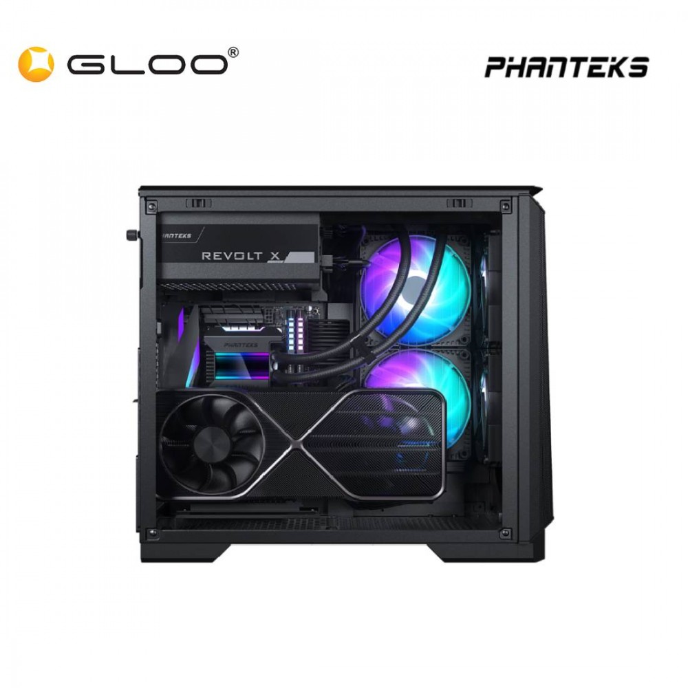 Phanteks-P200A-iTX-Case-Tempered-Glass-DRGB-Satin-Black