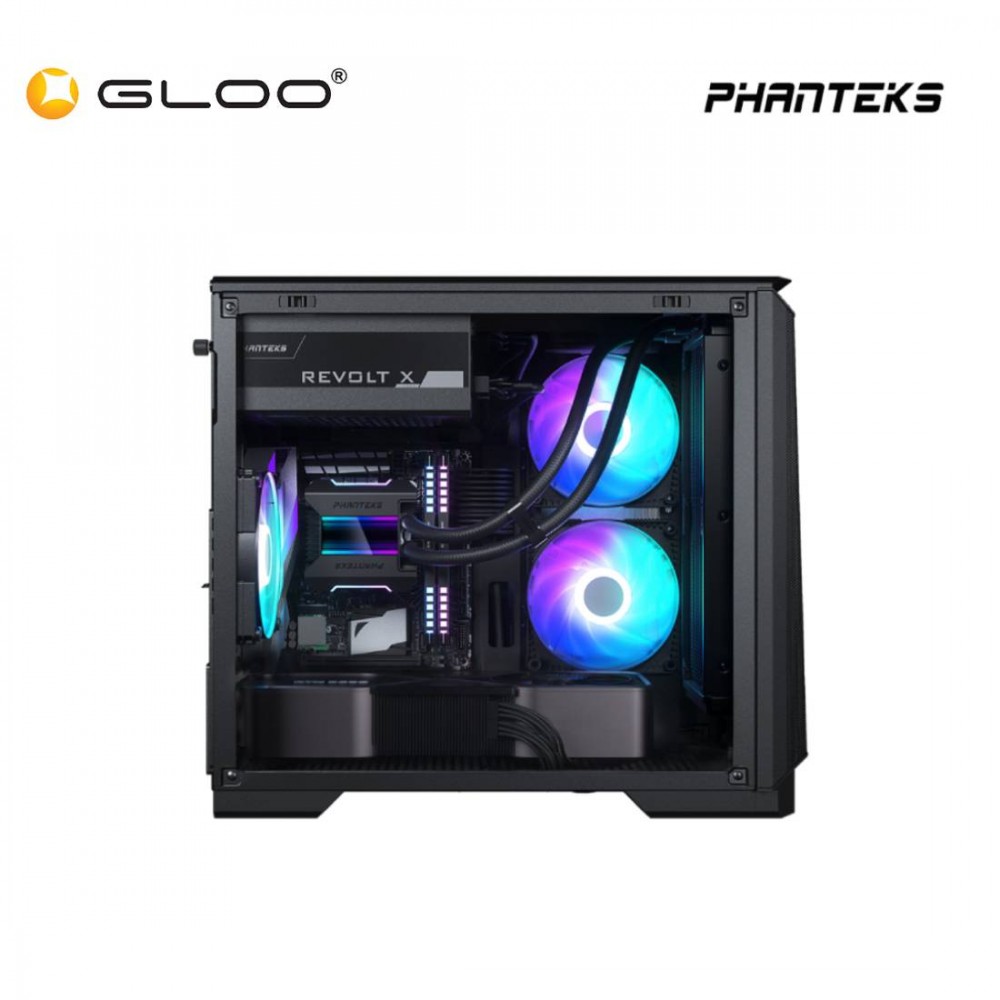 Phanteks-P200A-iTX-Case-Tempered-Glass-DRGB-Satin-Black