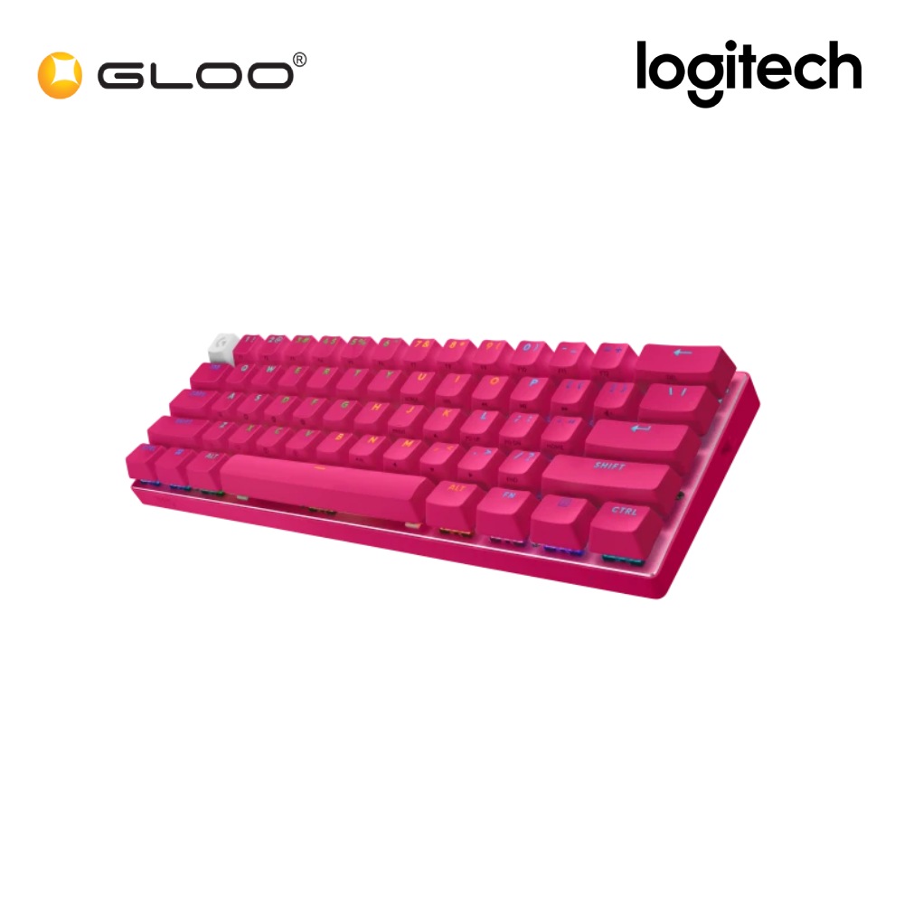 Logitech-G-PRO-X-60-LIGHTSPEED-Wireless-Gaming-Keyboard-Tactile-Magenta ...