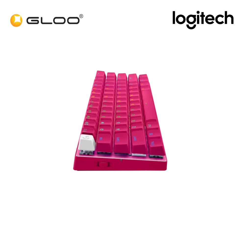 Logitech-G-PRO-X-60-LIGHTSPEED-Wireless-Gaming-Keyboard-Tactile-Magenta ...