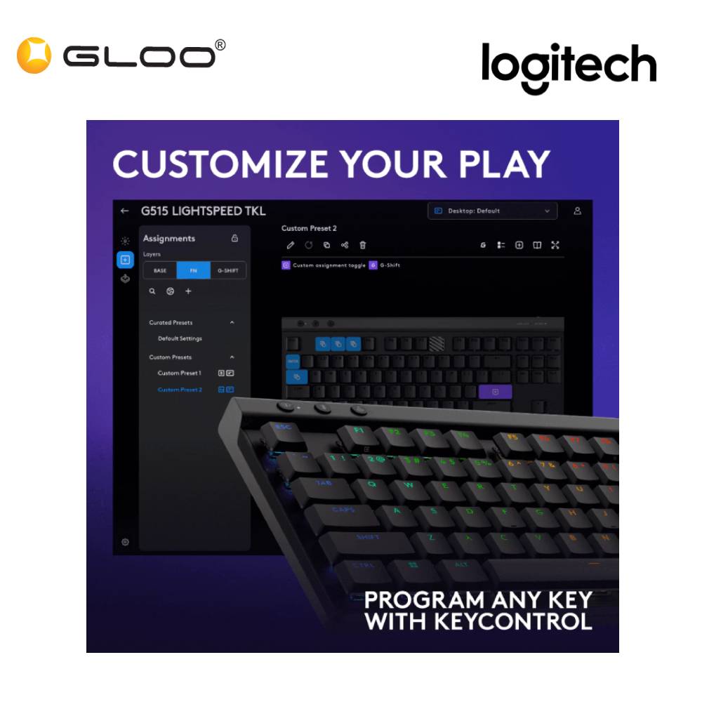 Logitech-G515-LIGHTSPEED-TKL-Wireless-Gaming-Keyboard-WHITE-920-012581