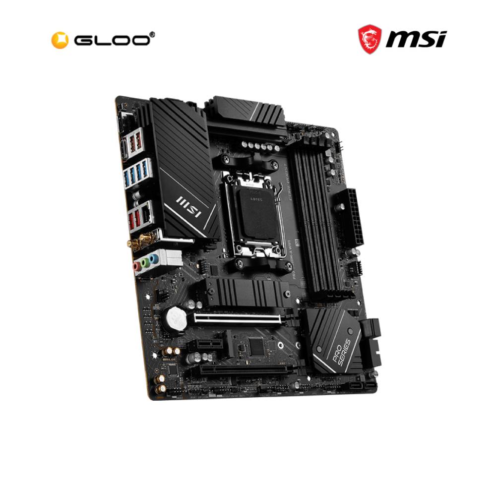 MSI PRO B650M-A WiFi AMD DDR5 MATX Gaming Motherboard 911-7D77-012