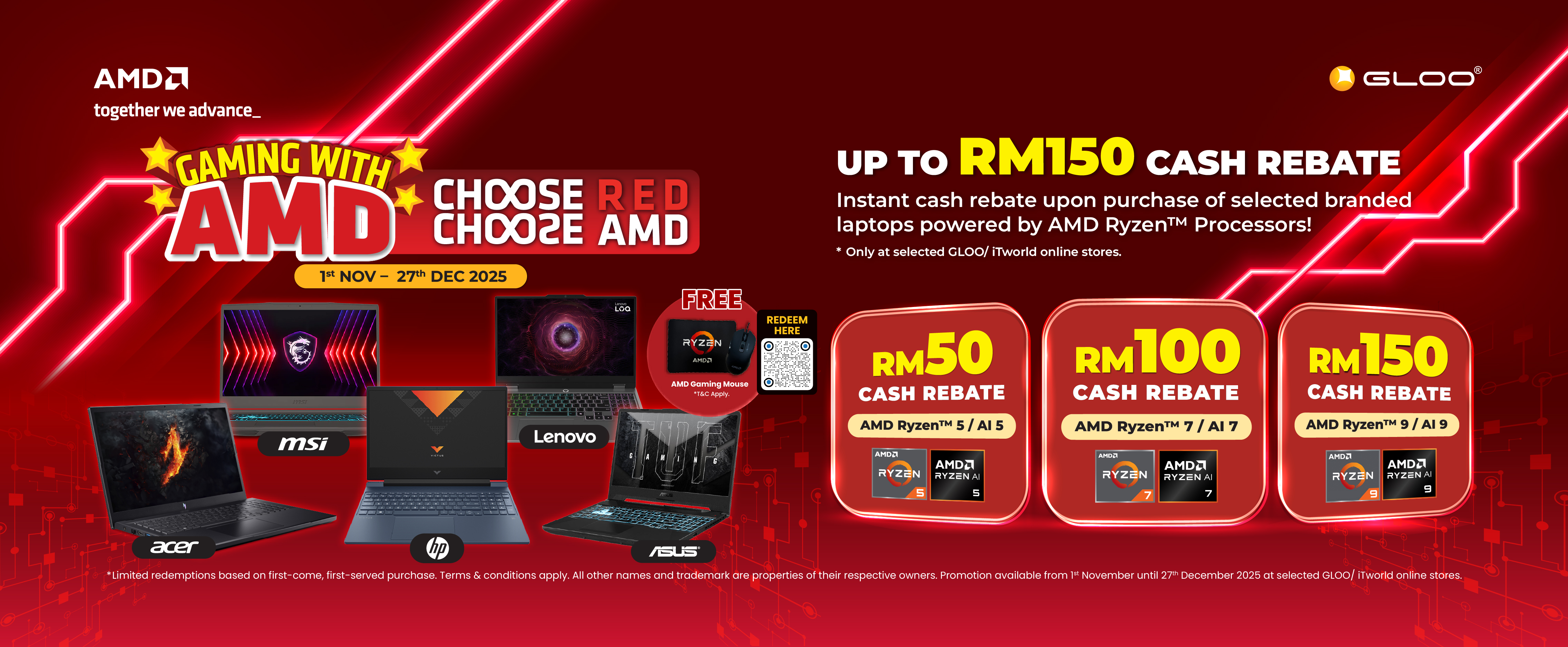 Gaming with AMD: Choose Red Choose AMD