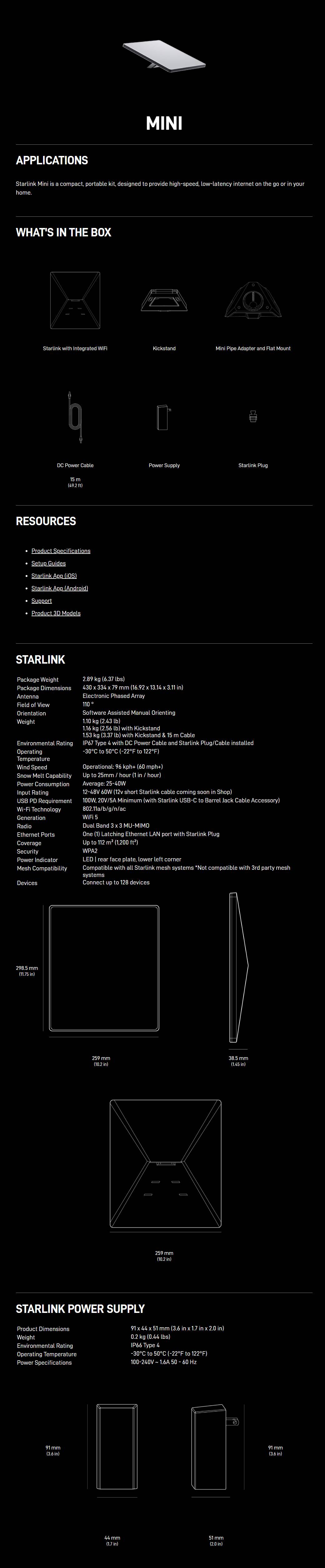 Starlink Mini - Compact Satellite WiFi in Malaysia