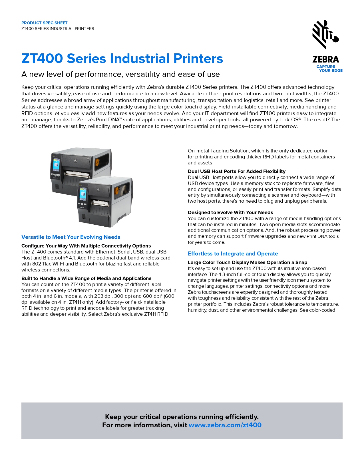 Zebra-ZT411-Industrial-Barcode-Printer
